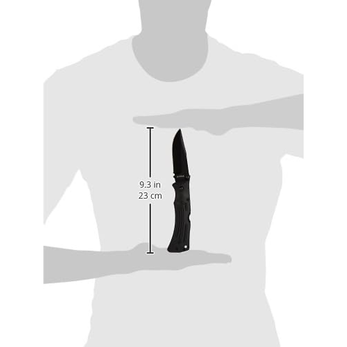 Ka-Bar Mule Straight Edge Polyester Sheath, Black