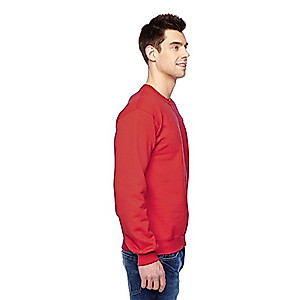 Fruit of the Loom Adult 7.2 oz. SofSpun® Crewneck Sweatshirt M FIERY RED