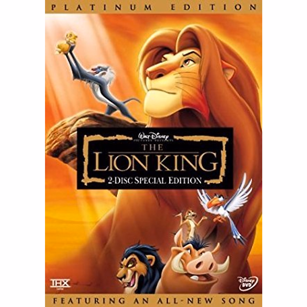 Verti The Lion King - Platinum Edition (DVD Two-Disc Special Edition) - Blank DVD Set - All Ages - 2 Count