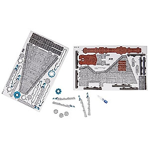 4D Puzzles, Star Wars Deluxe Venator-Class Star Destroyer 3D Model Kit Over 2ft. Wide 288 Pcs | Star Wars Toys | Paper Model Kits for Adults & Teens 12+