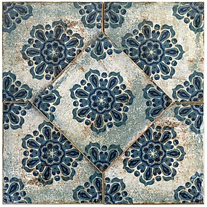 Angela Harris Vechio Decor 8 in. x 8 in. Polished Ceramic Wall Tile (25 Pieces 10.76 Sq. Ft. / Box)