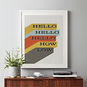 Smells Like Teen Spirit mid-century modern song lyric wall art print music band poster retro room decor bedroom aesthetic artwork living room dorm office (8x10" Print)