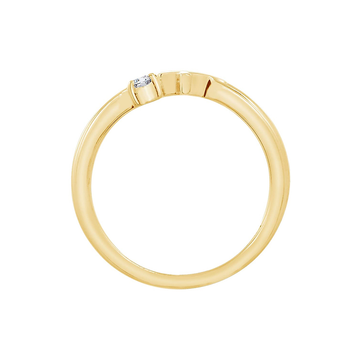 J'ADMIRE 14K Yellow Gold Plated Sterling Silver Horoscope Zodiac Ring for Women, Virgo