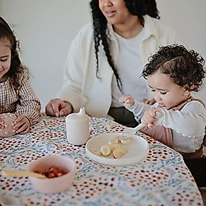 mushie Classic Silicone Suction Plate | BPA-Free Non-Slip Design (Ivory)