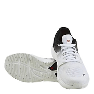 Salomon PREDICT2 Running Shoes for Men, White/Black/White, 11