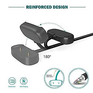 TUSITA Charger Compatible with Amazfit GTR 2, GTR 2e, GTS 2, GTS 2e, GTS2/GTS4 Mini, Pop Pro,Bip 3 Pro,Bip U, T-REX Pro(Not for T-REX), Zepp E Z (1M,2-Pack)