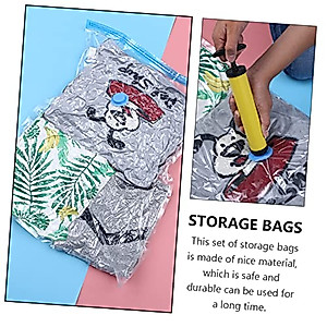 Holibanna 5pcs Storage Compression Bag Quilt Bedding Vacuum Storage Bag Comforter Storage Bag Bedding Storage Bag Household Storage Bag Bedding Storage Pouch Pet and Pe Quilt Packing Bag