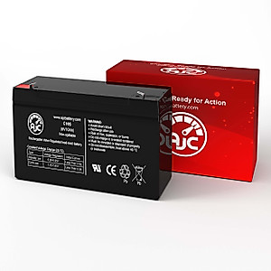 AJC Battery Compatible with BB BP10-6 6V 10Ah Sealed Lead Acid Battery