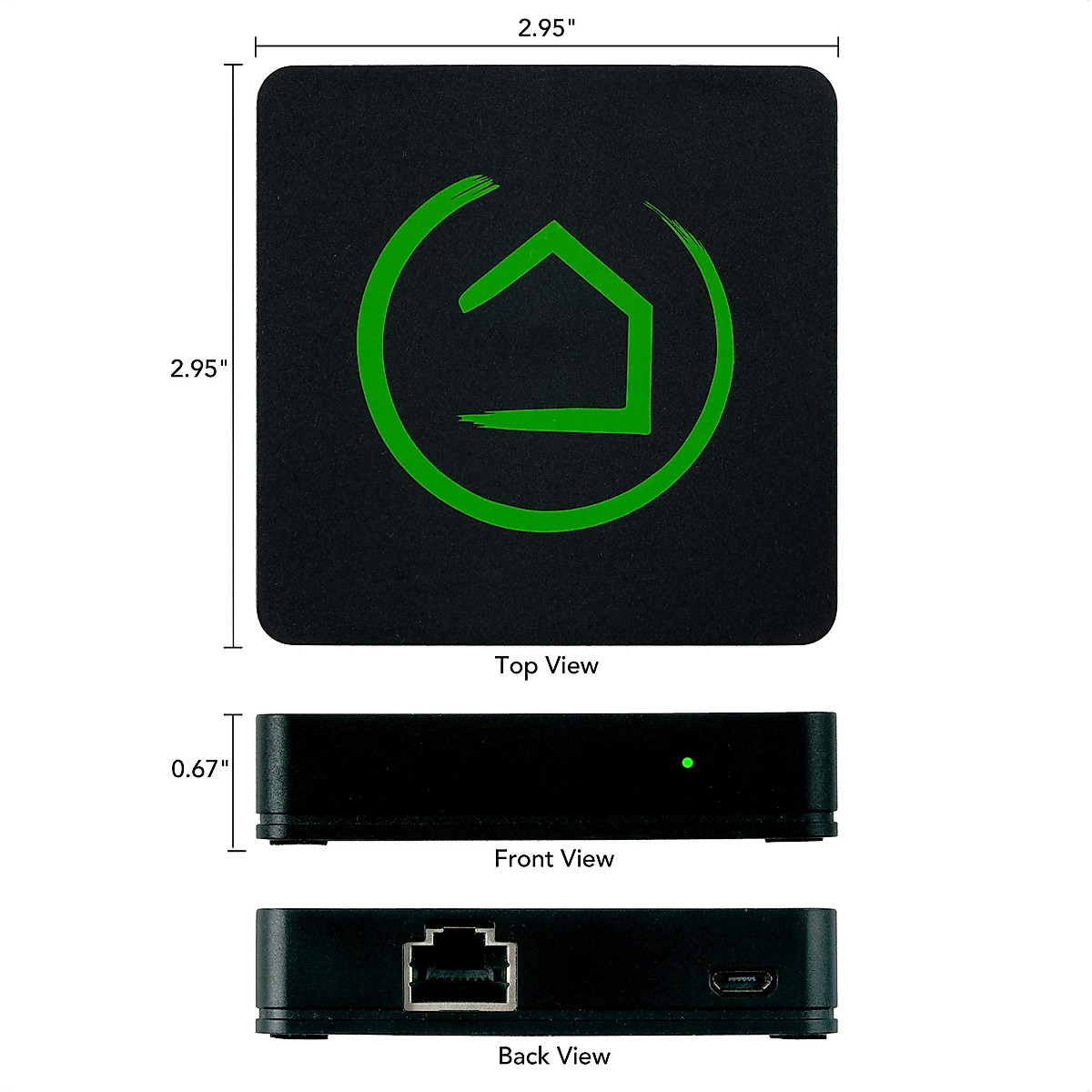 Hubitat Elevation Home Automation Hub (Model C-7) Compatible with Alexa, HomeKit, Google Home, Zigbee, Z-Wave, Lutron
