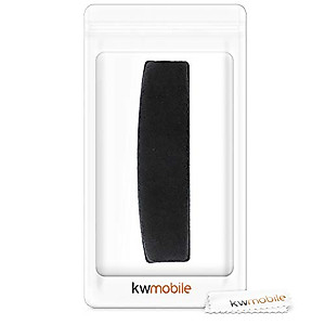 kwmobile Headband Cushion Pad Compatible with Sennheiser HD515 / HD555 / HD595 / HD518 - Headphones PU Leather Cushion - Black