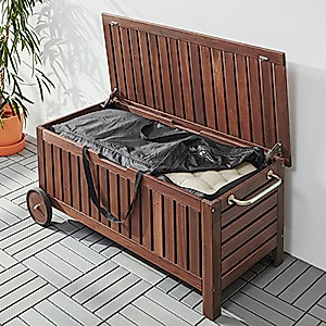 SELUGOVE Outdoor Cushions Storage Bag for Patio Furniture Storage Cushion Christmas Tree Bag Waterproof (48" W x 15" D x 22" H) with Zipper and Handle