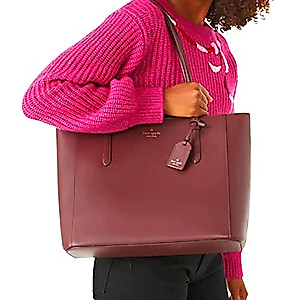 Kate Spade New York Schuyler Medium Leather Tote Shoulder Bag (Cherrywood)