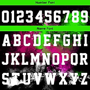 Custom Basketball Jersey for Men Women Adult Youth Print Name Number Logo (Splash-Rose-Neon Green)