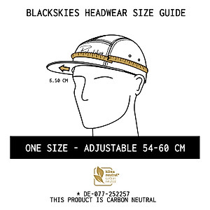 Blackskies Black Beauty Vol. II 5-Panel Cap Rose Black with Flowers Unisex Baseball Cap