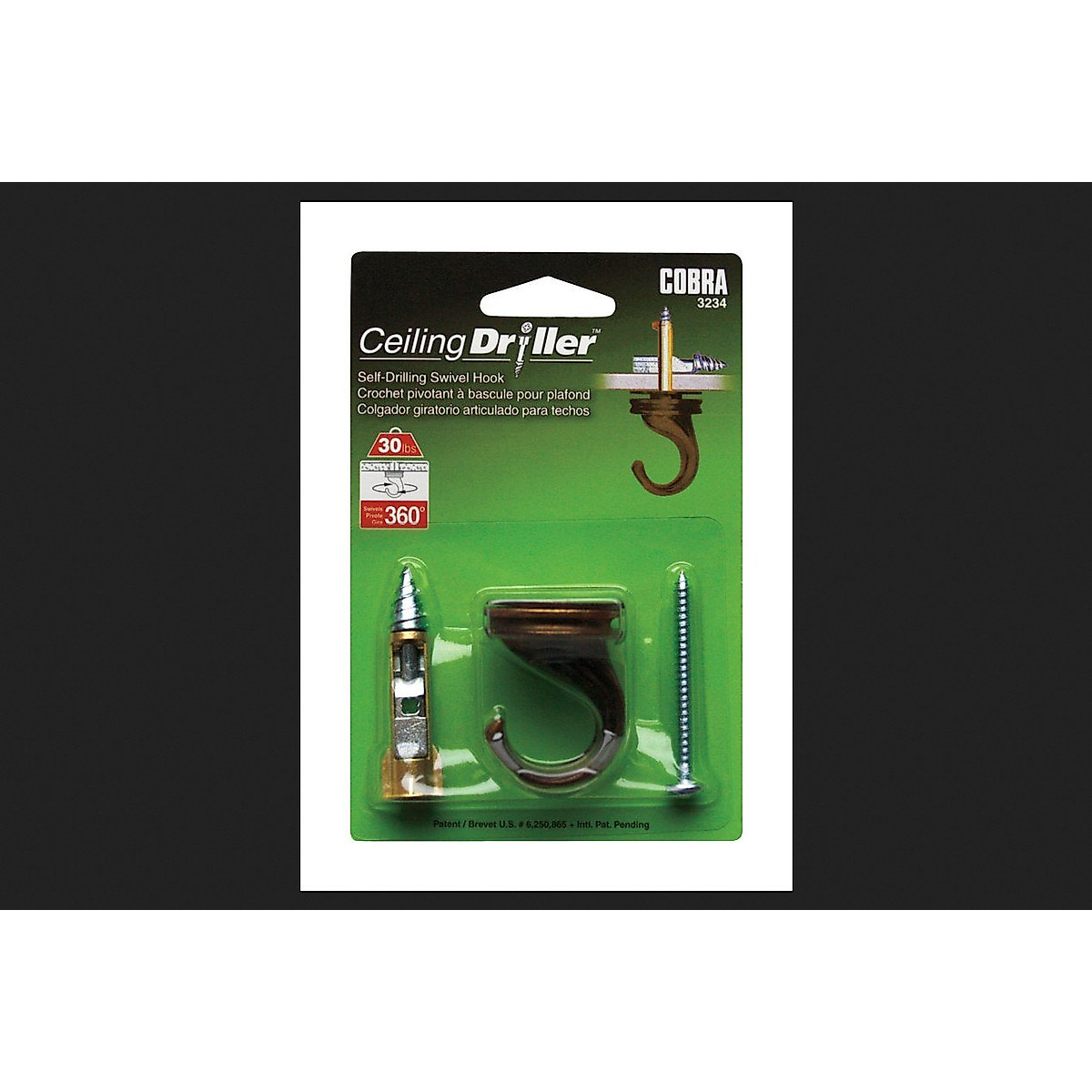 Cobra Anchors Corp Ceiling Driller Ceiling Hook