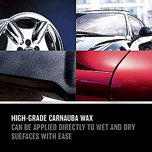 SoCal Wax Shop Liquid Carnauba Wax - Protective Coating Glossy Finish Car Wax and Spot Free Waxing Polish with UV Protection - Car Detailing Products, Cleaning Supplies and Auto Care Accessories…
