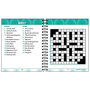 Brain Games - Large Print Crosswords (Swirls)