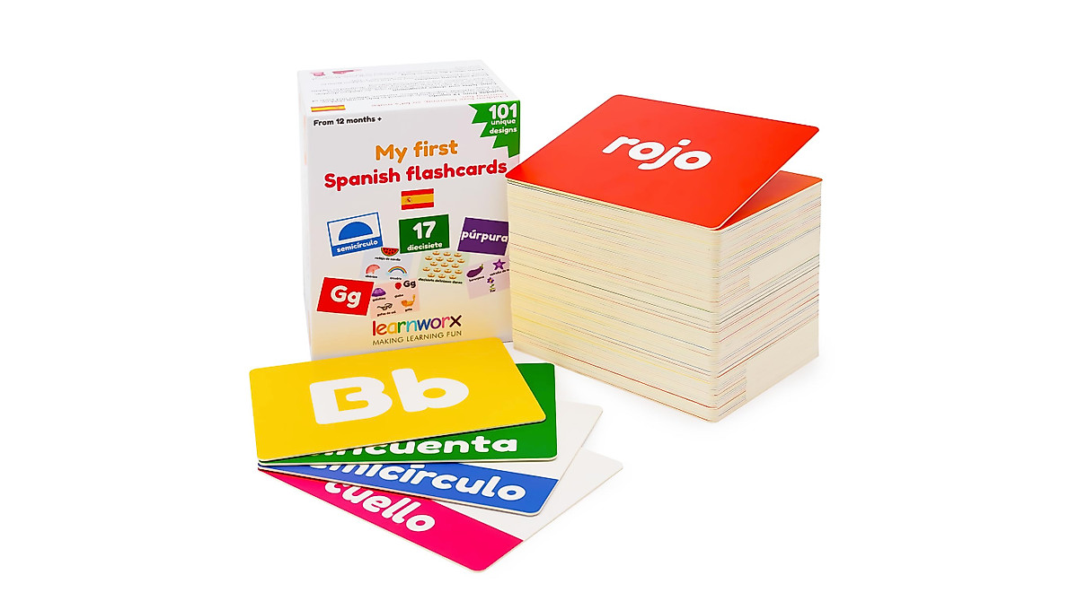 Spanish Flash Cards for Kids - Fun Learning Tool