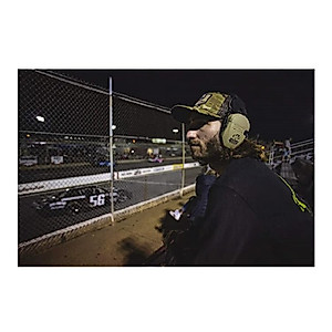 Walker's Digital Razor Electronic Muff - FDE- US Flag Print (GWP-DRSEM-FDE-USF), Medium