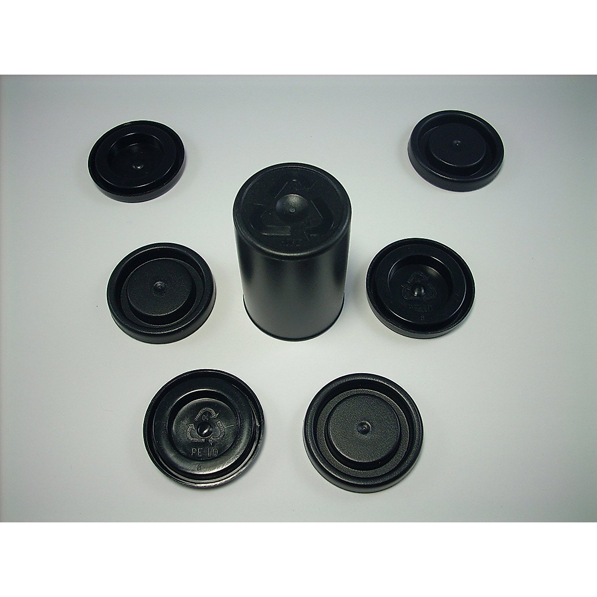 CTKcom 35MM Film Canisters(24 Pack)- Tight Sealing Lids on All Canisters for Travel or Small Storage and Geocaching,24 Pack(Black)