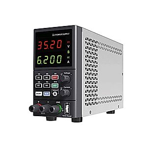 DC Power Supply, 35V 6A Adjustable DC Power Supply Digital LED Lab Bench Voltage Regulator Stabilizer Switching Power Supply,Electroplating DIY