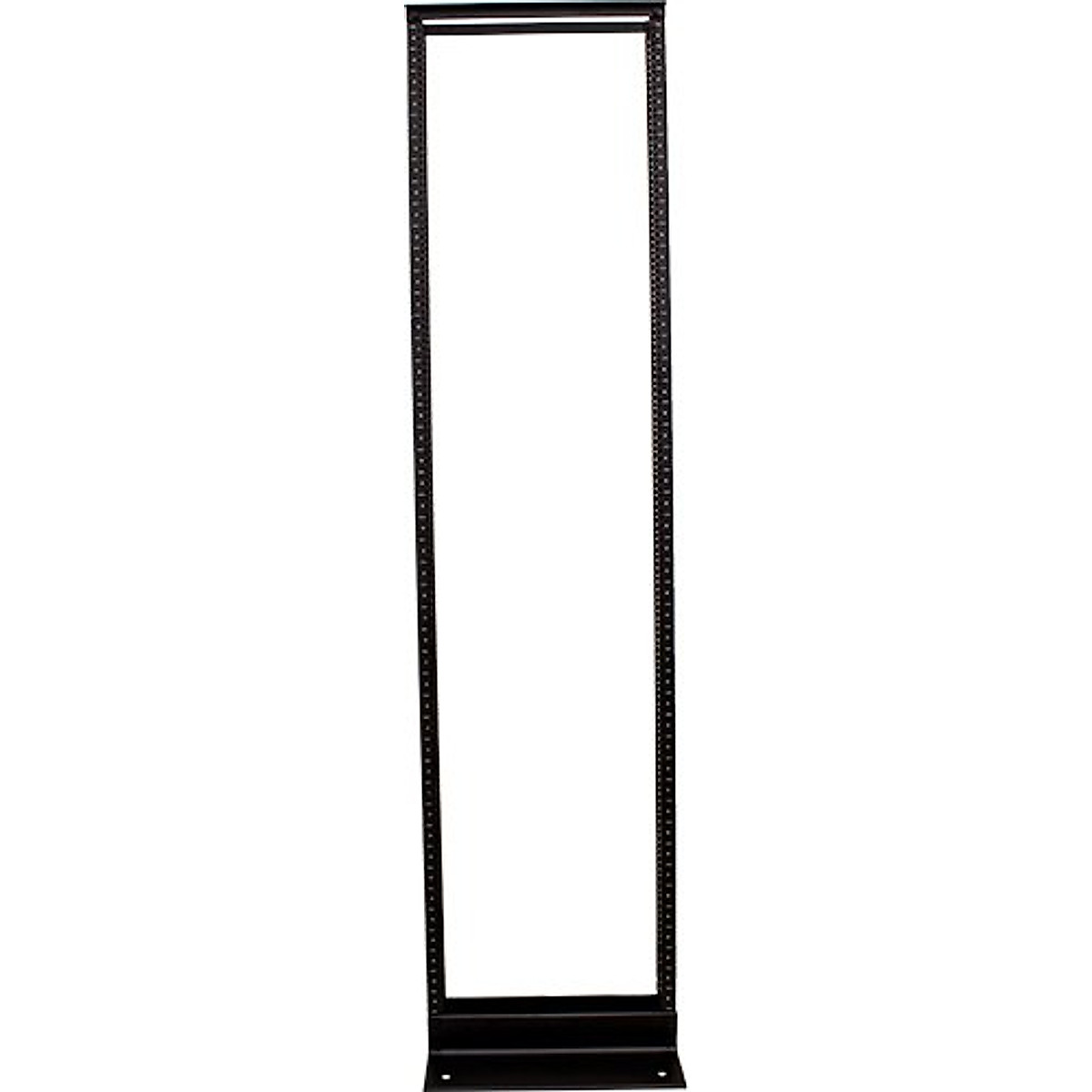 Vertical Cable 2 Post Open Network Rack - 45U - Black