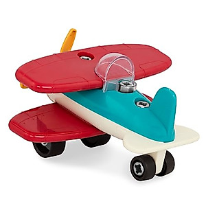 Battat – Classic Construction Toy – Pretend Play Toys – Toddler Plane Playset – Dexterity Building Toy – 3 Years + – Take-Apart Airplane