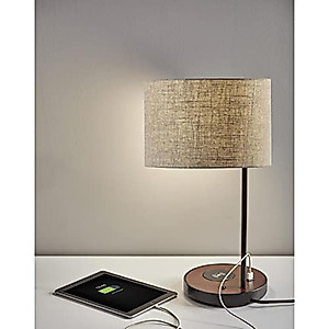 Adesso Oliver Wireless Charging Table Lamp