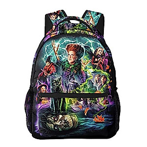 Halloween Backpack Lightweight Laptop Daypack, Cartoon Multifunctional For Boys & Girls, One Size