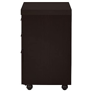 Coaster Home Furnishings Skylar 3-Drawer Mobile Storage Cabinet Cappuccino