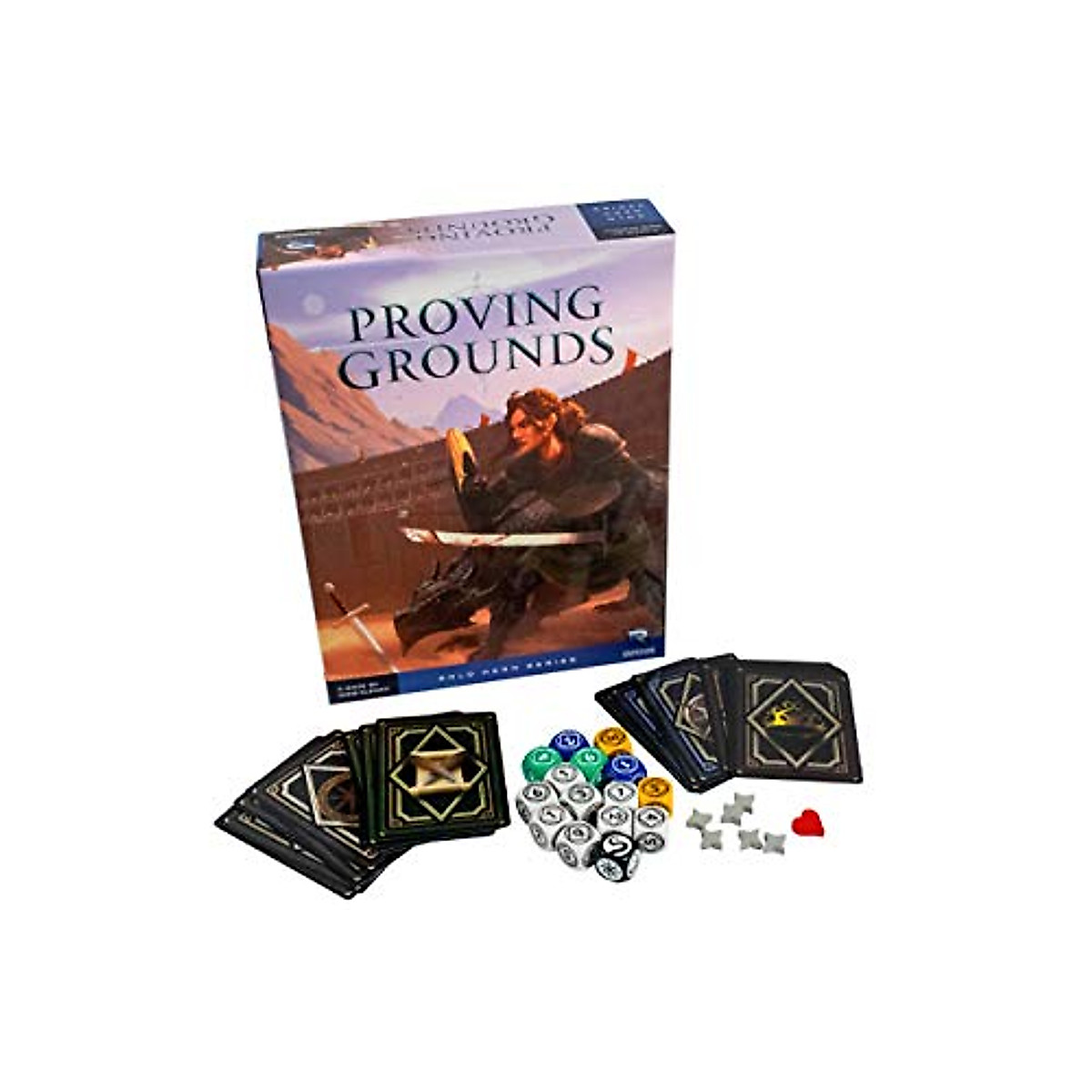 Renegade Game Studios Proving Grounds Solo Hero Series Ages 10+ Defeat Your Foes in 30-40 Minutes in Real Time Rounds