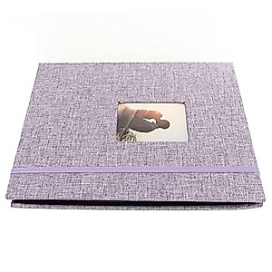 Picture Album, Wear Resistant Fashionable 208 Album Fine Workmanship for Gift (Purple)