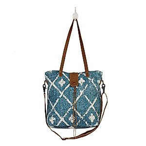 Myra Bag Beguile Shoulder Bag Upcycled Canvas, Rug & Leather S-2643