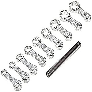 Stanley Proto J5100 3/8" Drive SAE Torque Adapter Set, 12 Point, 9PC