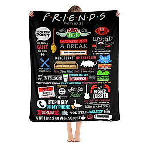 Classic Comedy Tv Series Ultra-Soft Throw Blanket Shawls and Wraps Lightweight for Couch, Soft, Plush, Fluffy, Warm 50"X40"