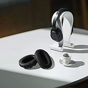 kwmobile Ear Pads Compatible with Sony MDR-1000X / WH-1000XM2 Earpads - 2X Replacement for Headphones - Black