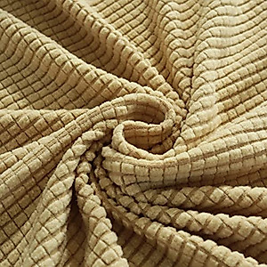 OITTO L Shaped Stretch Sofa Cover,Sectional Sofa Cover,Thickened Elastic Covers for Kids Pet Sofa - 4 Seater Navy Blue Universal Furniture Protector (235~300cm)