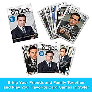 AQUARIUS The Office Michael Quotes Playing Cards - Michael Themed Deck of Cards for Your Favorite Card Games - Officially Licensed The Office Merchandise & Collectibles