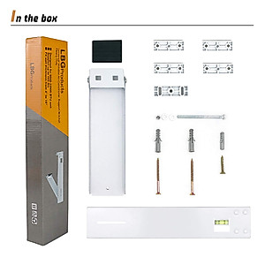 LBG Products AC Window Air Conditioner Bracket Heavy Duty Support Up to 165 lbs, Designed for 9,000 to 22,000 BTU Universal A/C Unit (LBW-L)