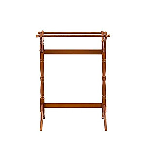 Powell Furniture Boonie Oak Finished Blanket/Quilt Rack by Powell