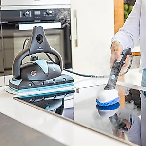 Euroflex Vapour Pro M4S 18-Piece All-in-One Steam Cleaner & Mop with Ultra Dry Steam® Technology, Commercial Grade Cleaning Power, Safe for Hardwood Floors, 295℉ & 50 PSI with 5 Year Warranty
