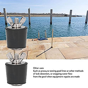 Garden kit 2Pcs Swimming Pool Rubber Plugs Winterizing Tapered Plug Swimming Pool Accessories 25mm