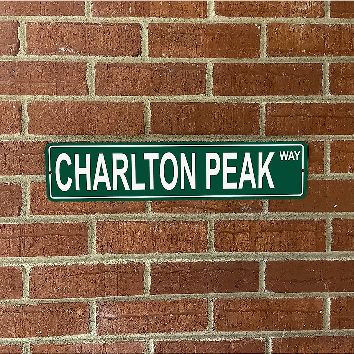 California Mountains Pick Your Mountain Compatible/Replacement for Charlton Peak United States Mountain Aluminum Metal Tin Street Sign Style Home Decor For Man Cave Poker Tavern Game Room