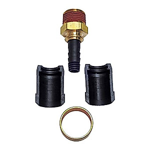 Road Superior Truck Parts Rubber Air Line Quick Repair Swivel Kit for Truck and Trailers, 1/2" NPT Fittings