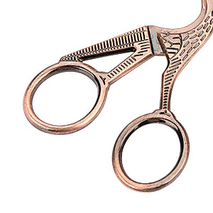 Vintage Stainless Steel Scissors Eyebrows Hair Trim Beauty Makeup Tool Tip Scissors Stainless Steel DIY Tools