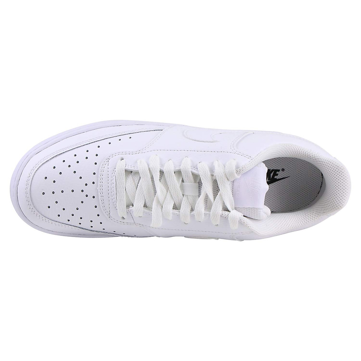 Nike Men's Court Vision Low Sneaker, White/Whiteblack, 10.5