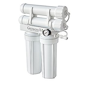GROWONIX EX400 400 Gallon Per Day Reverse Osmosis System Ultra High Flow Rate Water Purification Filter for Hydroponics Gardening Growing Drinking H20 Coffee Point of use On Demand Purifier