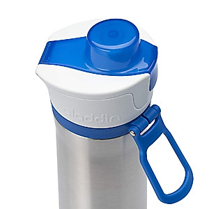 Aladdin Active Hydration Stainless Steel Vacuum Insulated Water Bottle, Blue, 0.6 Litre