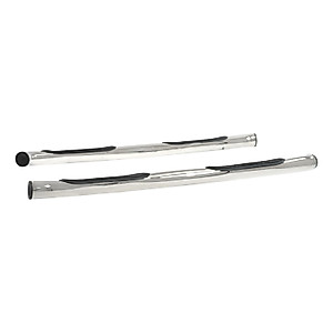 ARIES 201005-2 3-Inch Round Polished Stainless Steel Nerf Bars, No-Drill, Select Jeep Liberty