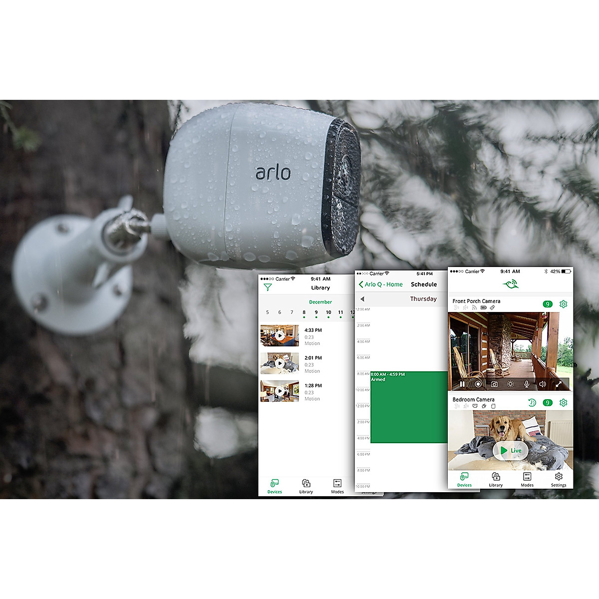 Arlo Pro - Add-on Camera | Rechargeable, Night Vision, Indoor/Outdoor, HD Video, 2-Way Audio, Wall Mount | Cloud Storage Included | Works with Arlo Pro Base Station (VMC4030)